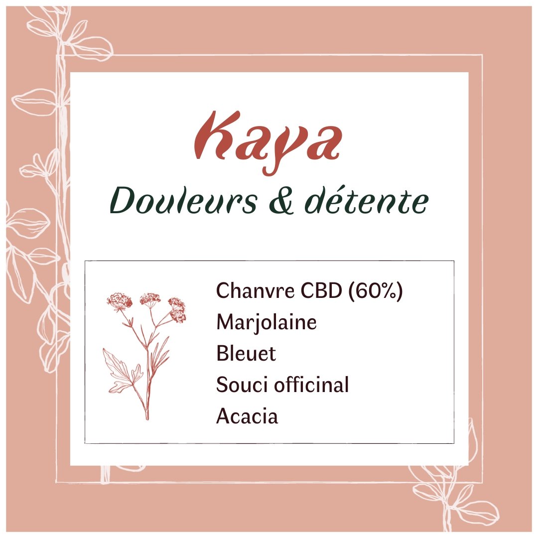 Kaya Infusion CBD relaxation - Les plantes de Tomine